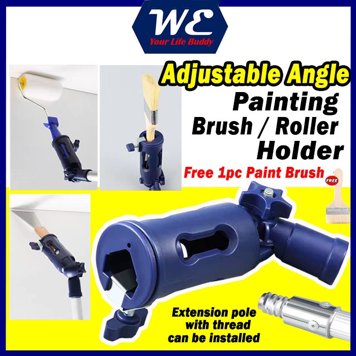 [Free 1pc Paint Brush] Adjustable Angle Painting Brush Roller Holder ...