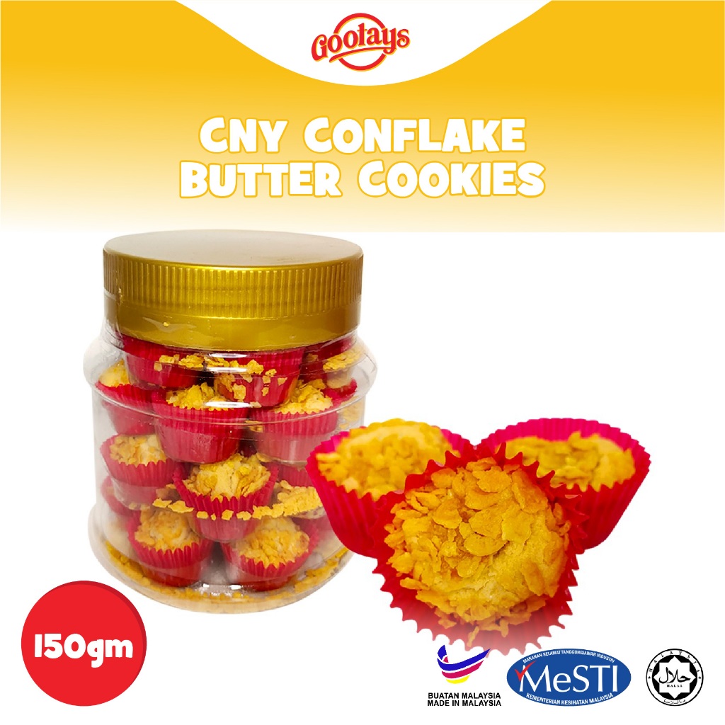 CNY 新年年饼 批发大促销 麦片奶油饼干 Conflake Butter Cookies Kuih CNY | Shopee Malaysia