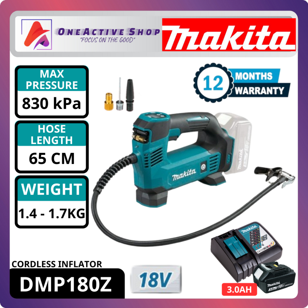 MAKITA 18V DMP180Z CORDLESS INFLATOR | DMP180 - 1 YEAR WARRANTY ...