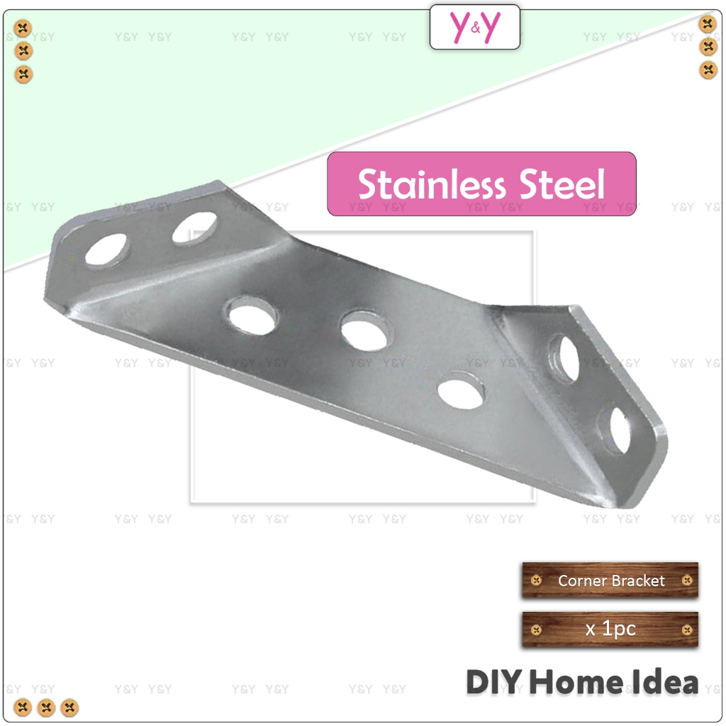 Y&Y Eco Stainless Steel Angle Corner Bracket / Furniture Fixed Hardware ...