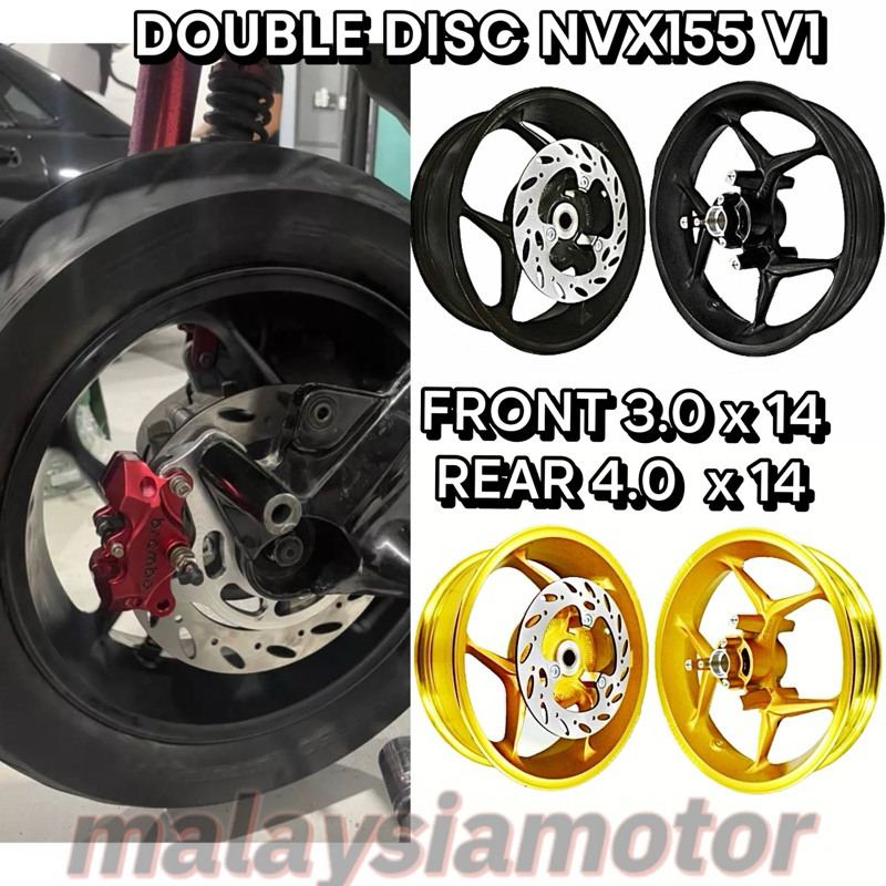Sport Rim NVX V1 V2 AEROX SPORTRIM NVX DOUBLE DISC | Shopee Malaysia