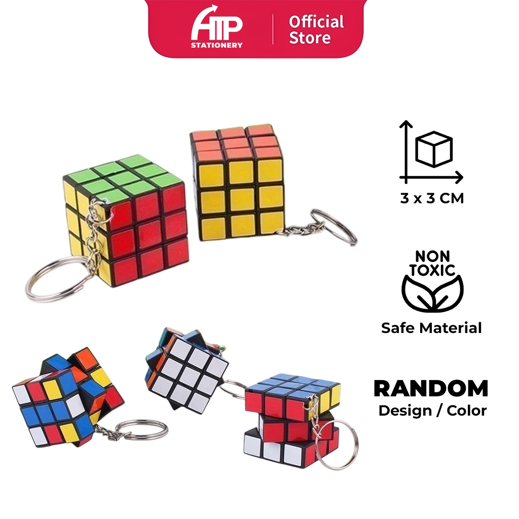3D Mini Puzzle Cube Rubik Magic Square Puzzle Cube Kids Educational ...