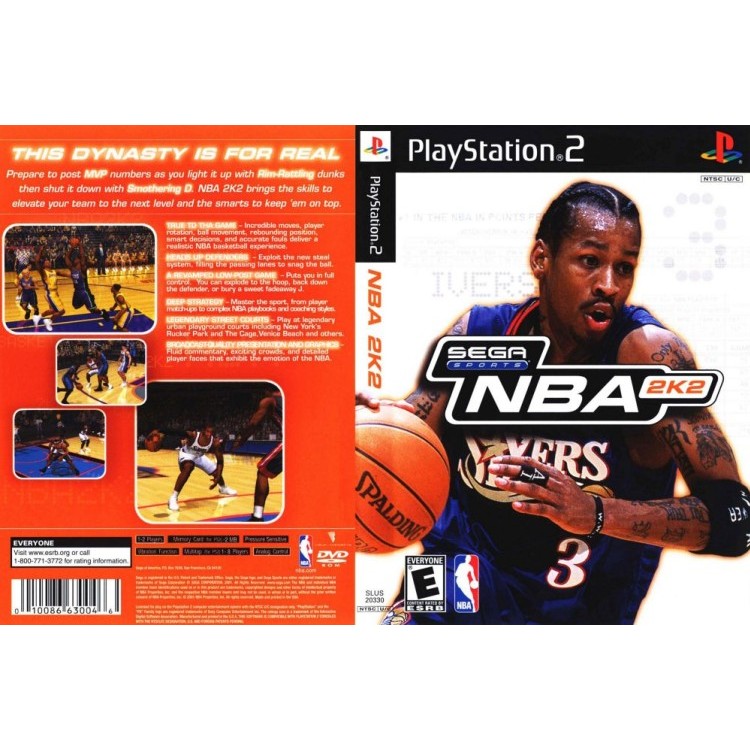 PS2 NBA 2K2,2K3,2K6,2K7,2K8,2K9 (DVD GAME) | Shopee Malaysia