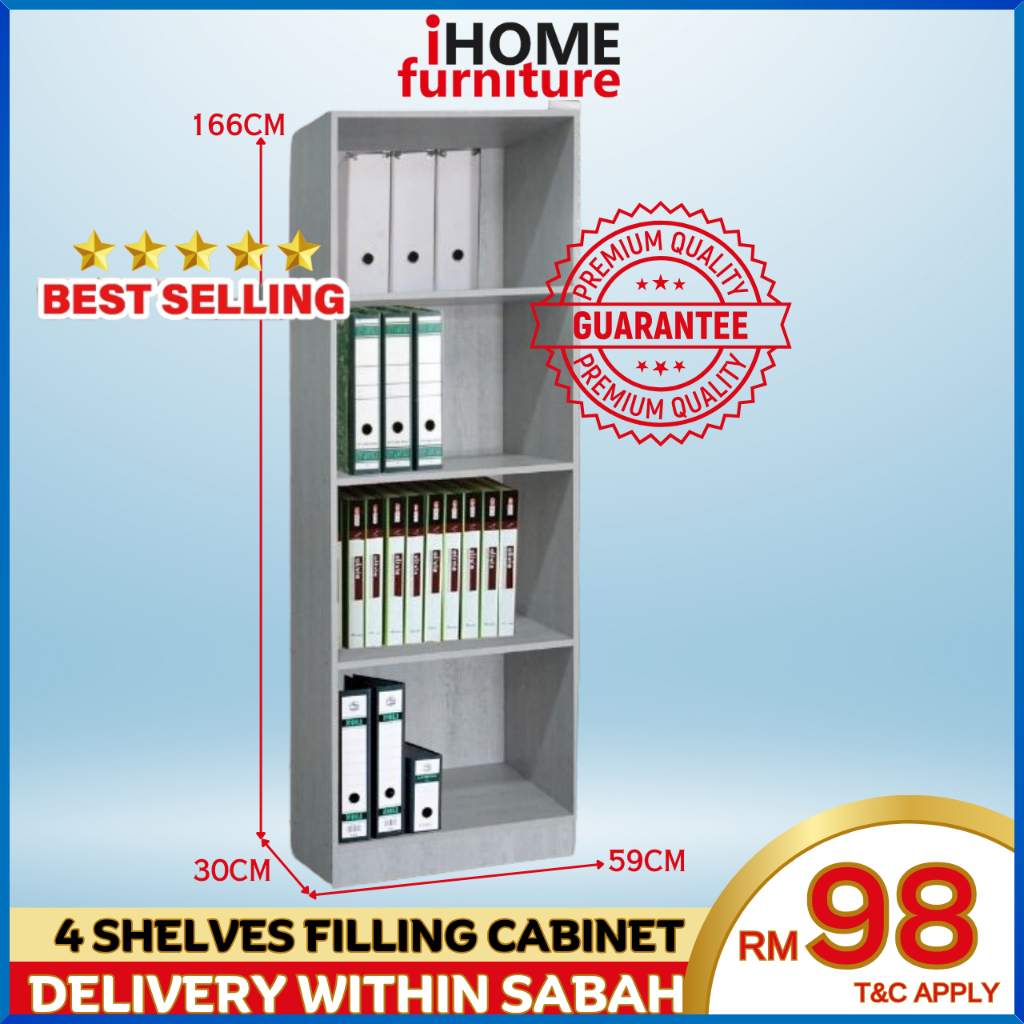 iHOME SABAH FURNITURE🔥READY STOCK🔥4/8/12S Filling cabinet/Multipurpose ...