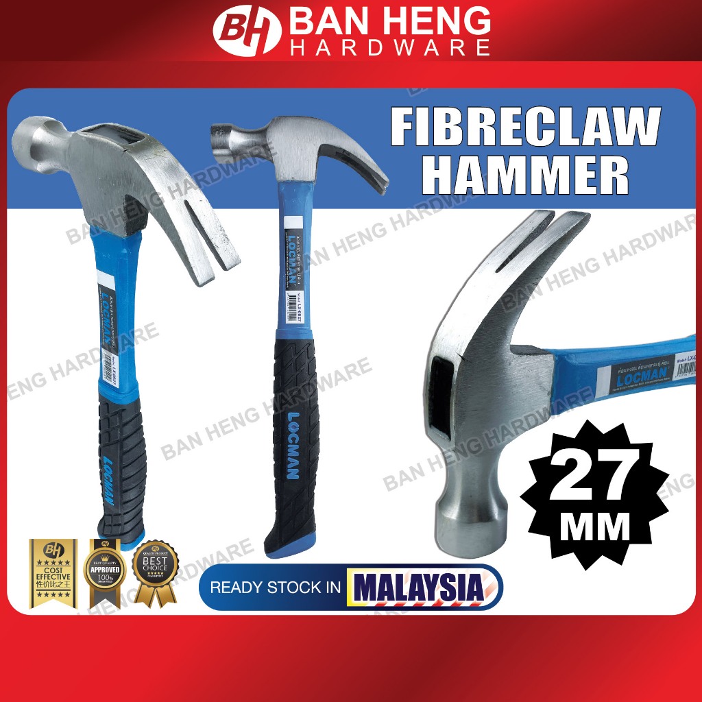 LOCMAN FIBRE CLAW HAMMER 27MM / TUKUL BESI | Shopee Malaysia
