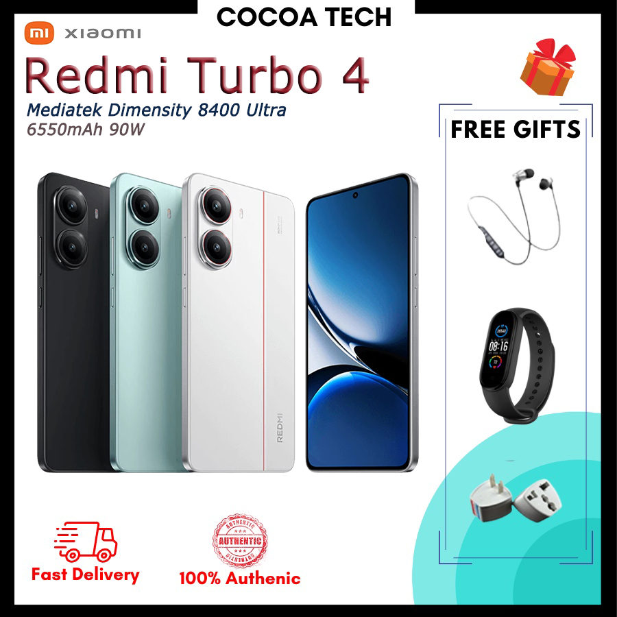 New Xiaomi Redmi Turbo4 Mediatek Dimensity 8400 Ultra 6.67 inches 120Hz ...