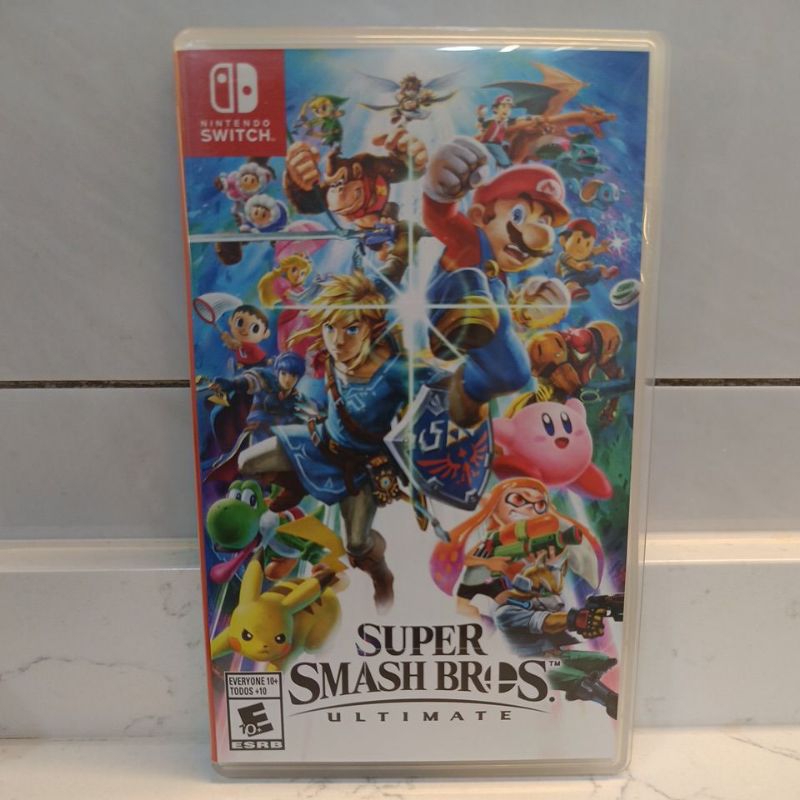 *USED* Nintendo Switch Super Smash Bros Ultimate Mario SSBU (English ...