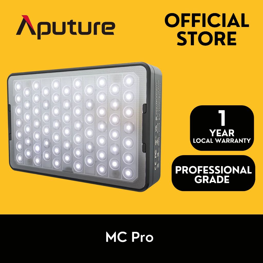 Aputure MC Pro 5W RGBWW lensed mini LED panel light | Shopee Malaysia