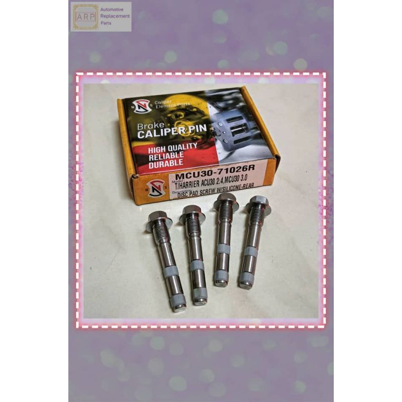NS Disc Pad Screw Harrier Acu30 2.4cc, Mcu30 3.0cc (rear)(caliper screw ...