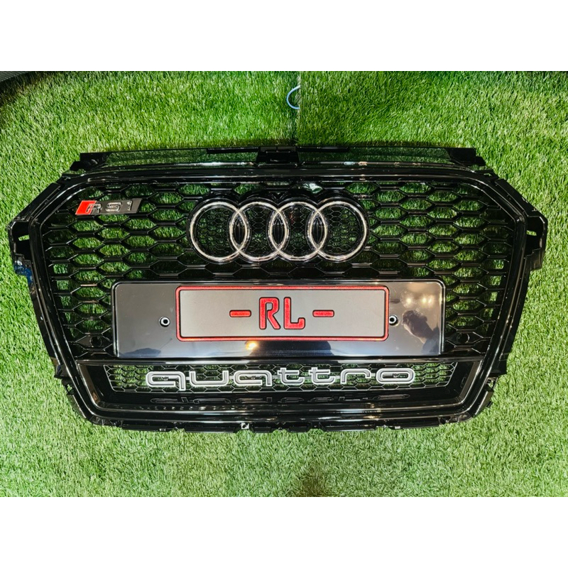 Audi a1 rs1 rs 1 Quattro front grill grille sarung logo emblem 2013 ...