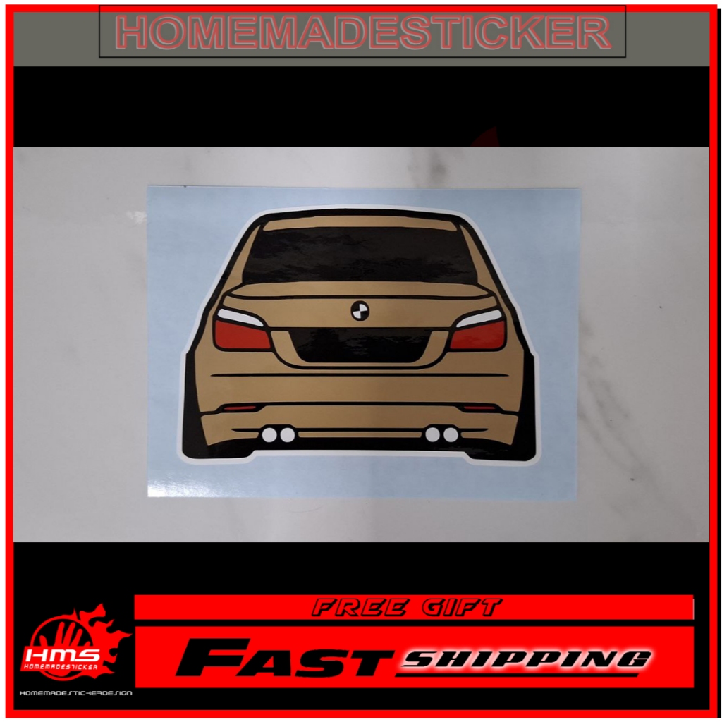 BMW E60 Car Sticker Decal 1 Pcs | Shopee Malaysia