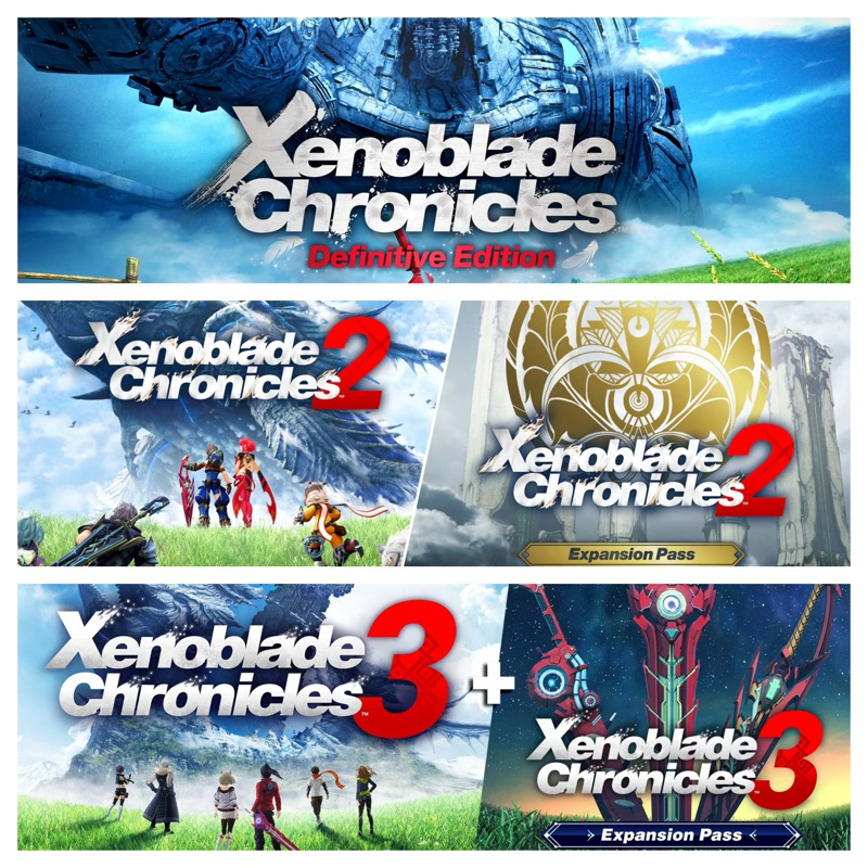 (3in1)Nintendo Switch Xenoblade Definitive, Xenoblade 2+DLC,Xenoblade ...