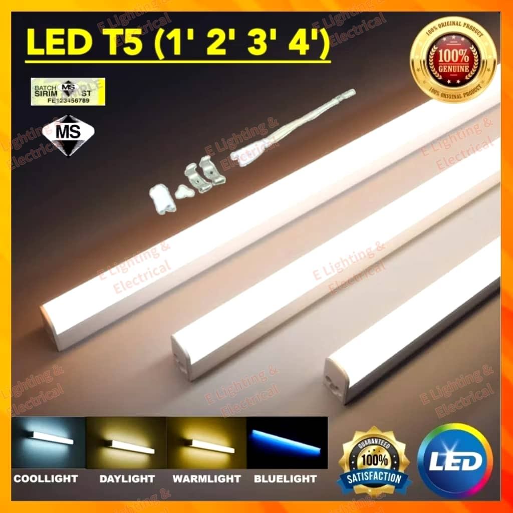 [Sirim] LED T5 High Grade Tube Light Drop Curve Light Ceiling Light ...