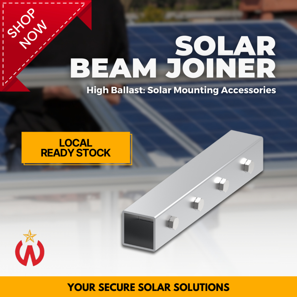 Winstar Solar Beam Joiner (High Ballast Mounting Structure) | Shopee ...