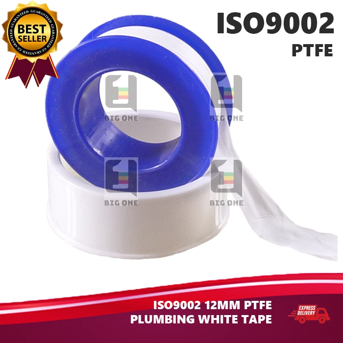 ISO9002 PTFE WHITE SEAL TAPE PLUMBING TAPE TAPE PUTIH | Shopee Malaysia