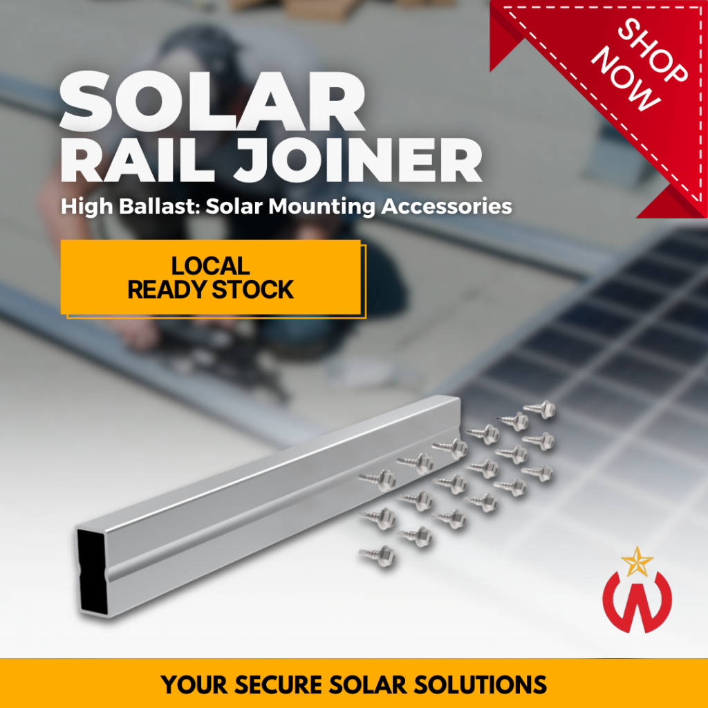 Winstar Solar Rail Joiner (High Ballast Mounting Structure Accessories ...