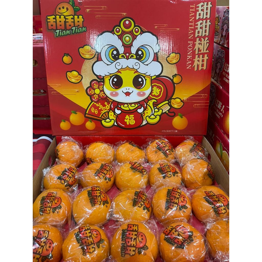 2025蛇年永春碰柑 4kg Yong Chun Ponkam 4kg/box Size M L XL Mandarin Orange Kam ...
