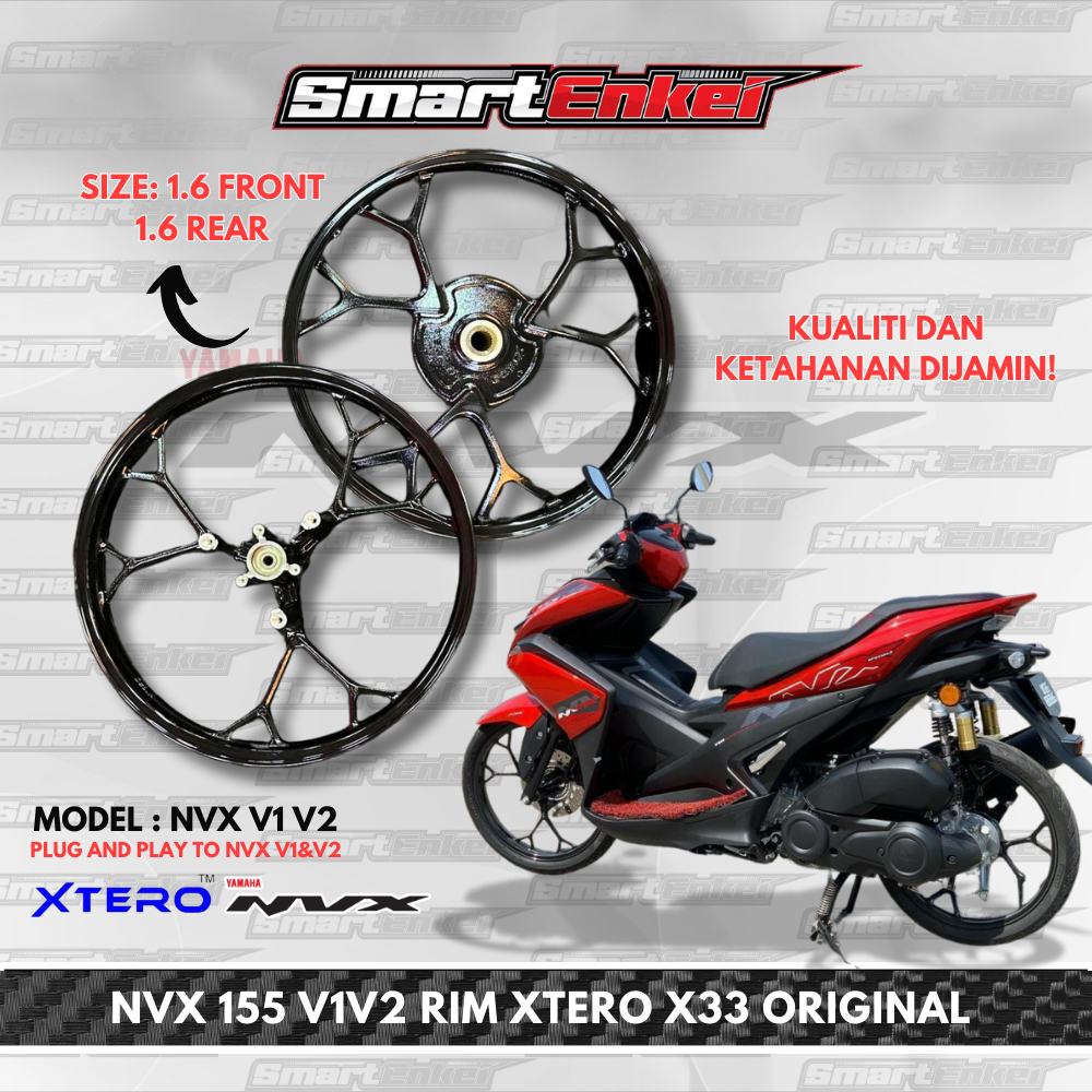 NVX V1/V2 RIM XTERO ORIGINAL MALAYSIA | Shopee Malaysia
