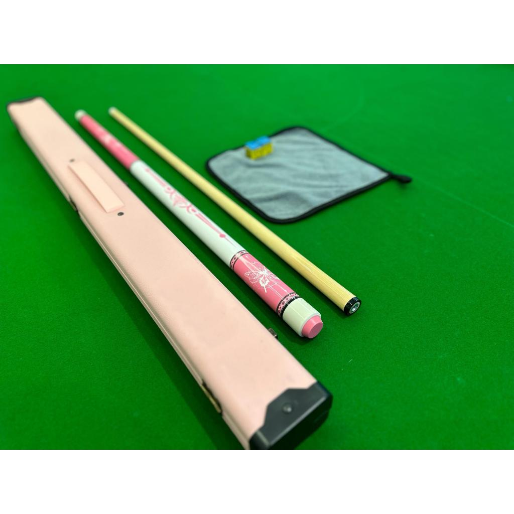WILKAR Pink Pool Cue 13mm Tips with Cue Case - 13mm Billiard Cue Pool ...