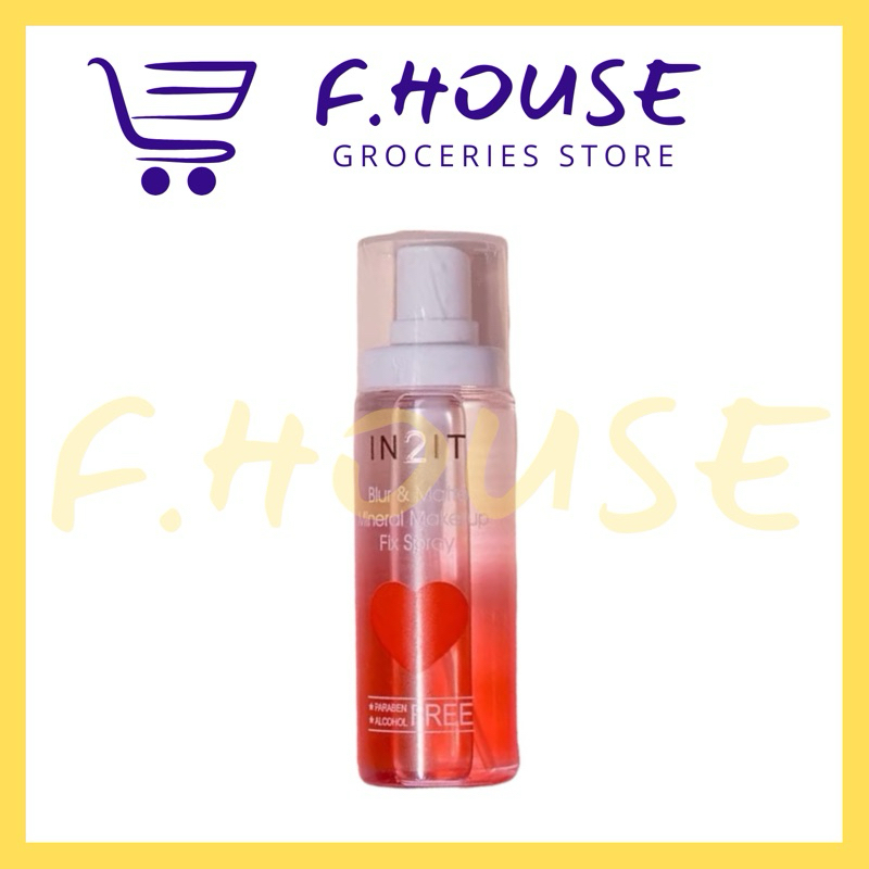 IN2IT Blur & Matte Mineral Make-up Fix Spray (50ml) | Shopee Malaysia