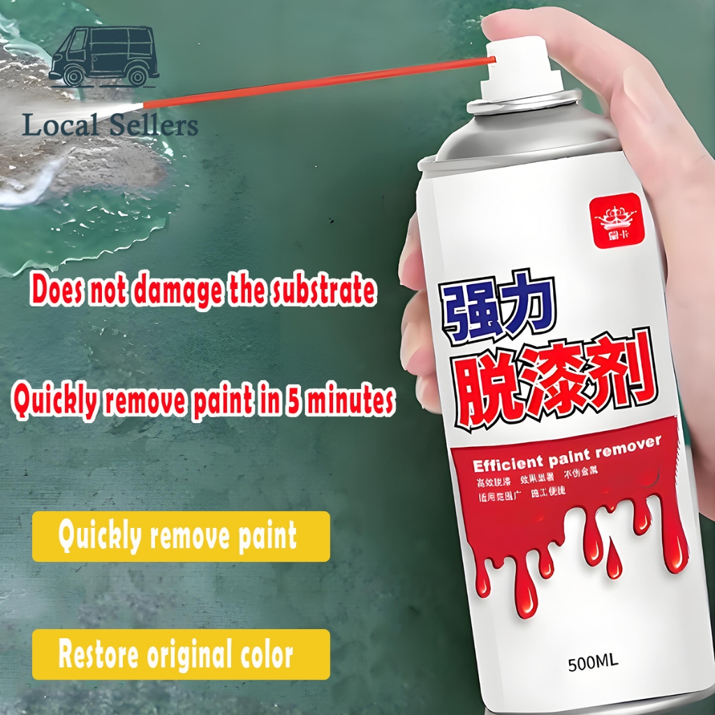Quick and easy paint removal in just 5 minutes - Paint Removal Spray ...