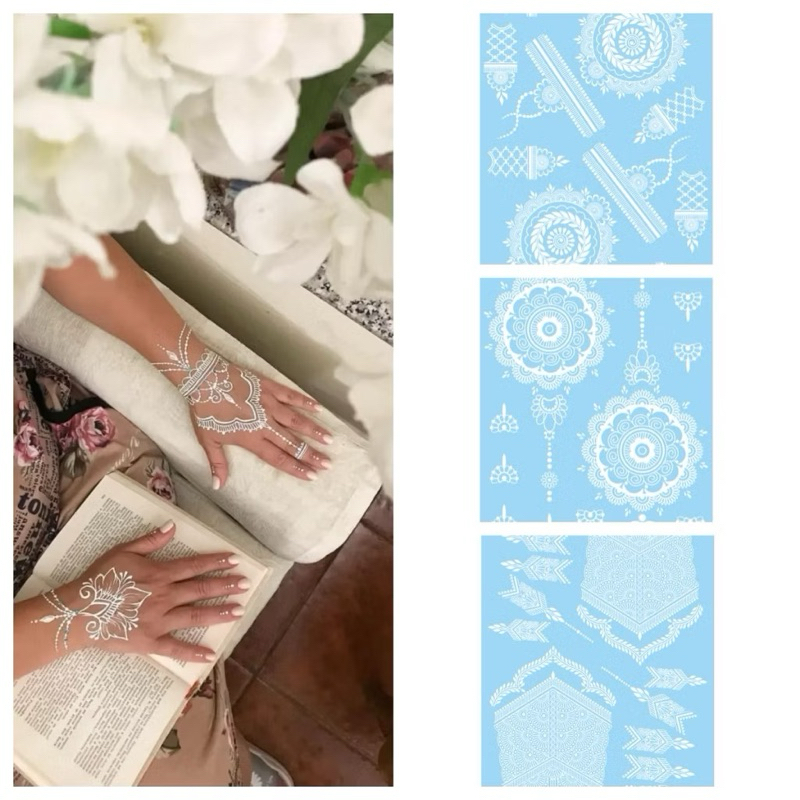 INAI PUTIH STICKER CANTIK | Shopee Malaysia