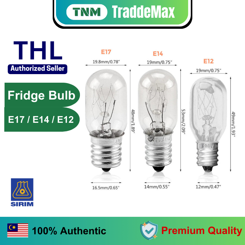 [READY STOCK] E14 Bulb Salt Lamp Bulb E14 E12 E17 Mentol Lampu Garam Light Bulb E14 Fridge Bulb ...