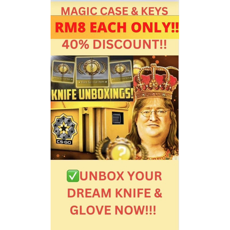 CS2 Case & Keys CS2 Case Unbox CS2 Keys CSGO Keys | Shopee Malaysia