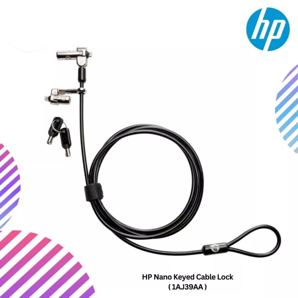HP Nano Keyed Cable Lock ( 1AJ39AA ) | Shopee Malaysia