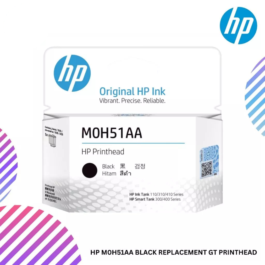 HP M0H51AA Black Replacement GT Printhead | Shopee Malaysia
