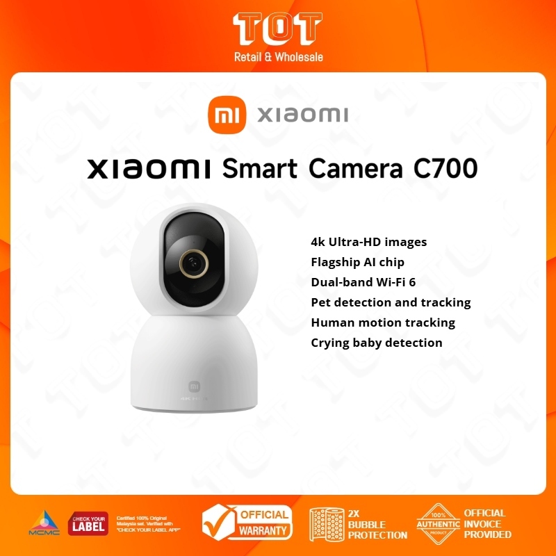 XIAOMI Smart Camera C700 | 4K 8MP Ultra-HD Imaging | Flagship AI Chip ...