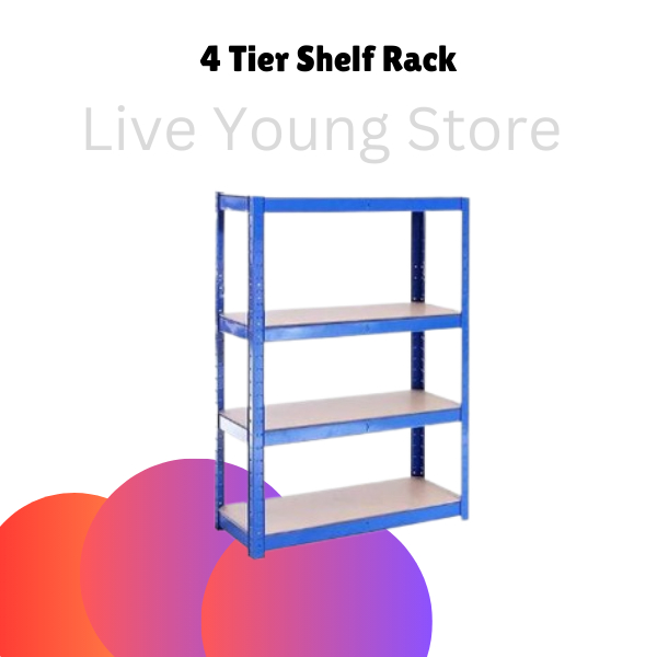 4 tier Shelf Rack, Super Rack, multipurpose use, heavy duty rack ...