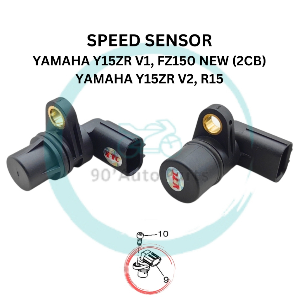 MOTORCYCLE YAMAHA Y15ZR V1 V2 Y15 V1 V2 FZ150 2CB R15 SPEED SENSOR ...