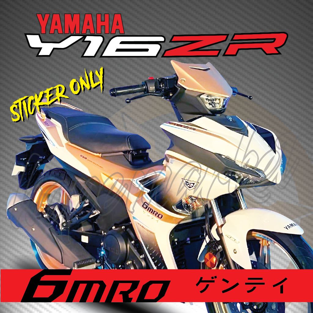 STRIPE MOTOR YAMAHA Y16 Y16ZR V1 V2 ABS 155 6MRO LIMITED EDITION (52 ...