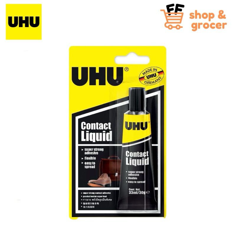 GAM UHU CONTACT LIQUID UHU CONTACT LIQUID ADHESIVE GLUE (33ml/30g ...