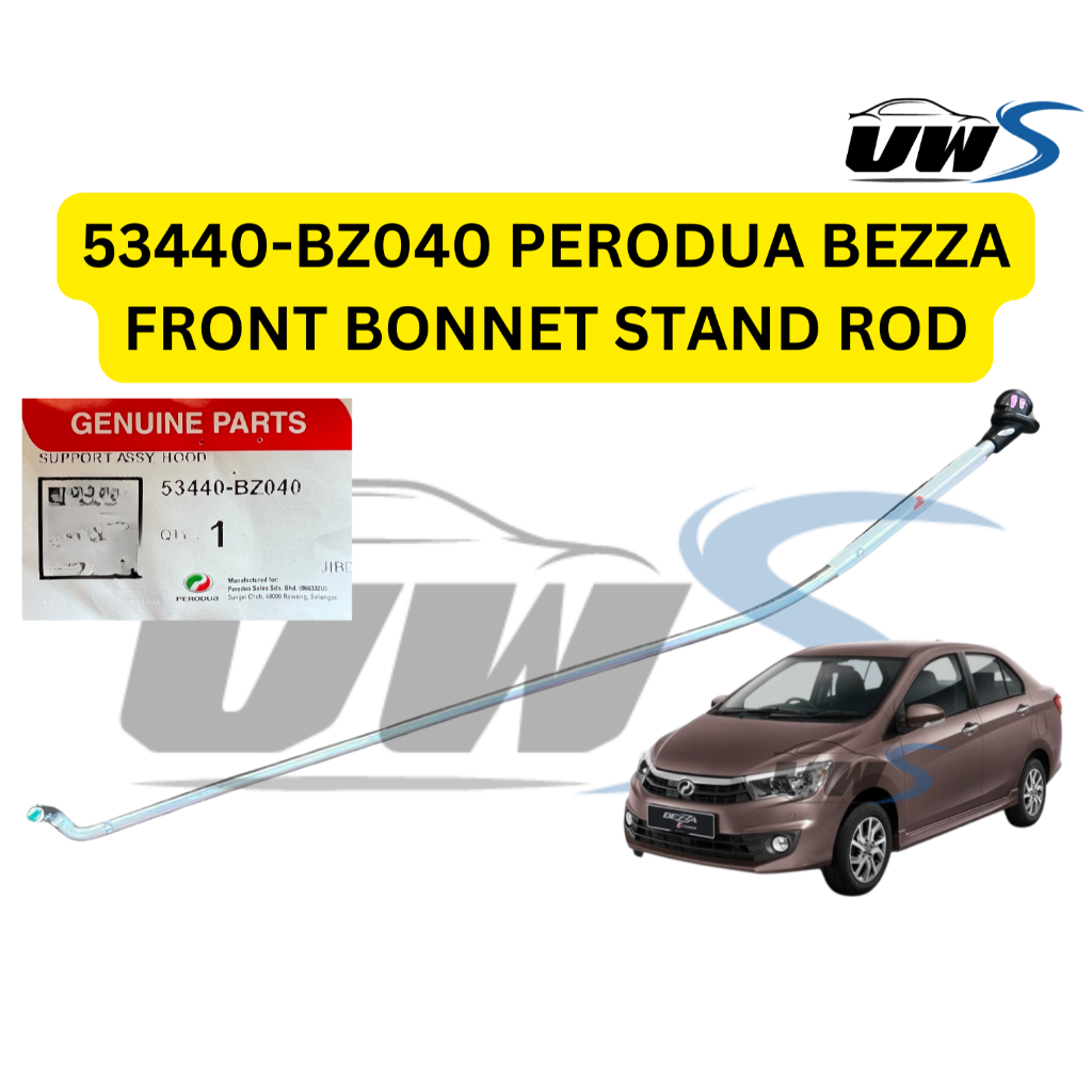53440-BZ040 PERODUA BEZZA FRONT BONNET STAND ROD | Shopee Malaysia