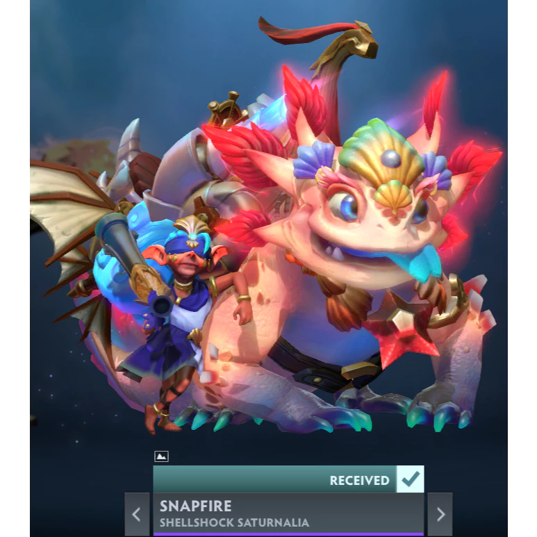 Snapfire - Shellshock Saturnalia - Dota 2 - Winter 2024 Heroes' Hoard (Add 30 days friend on ...