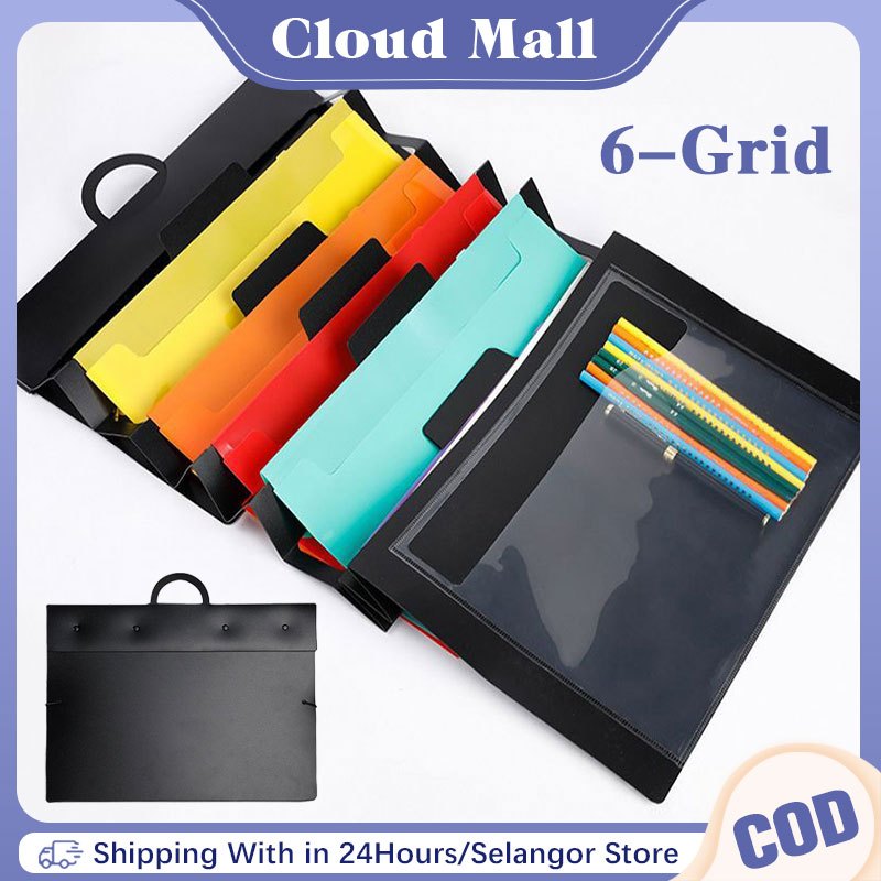 6 Tier A4 Wall File Holder Over Door Pocket Chart File Organizer ...