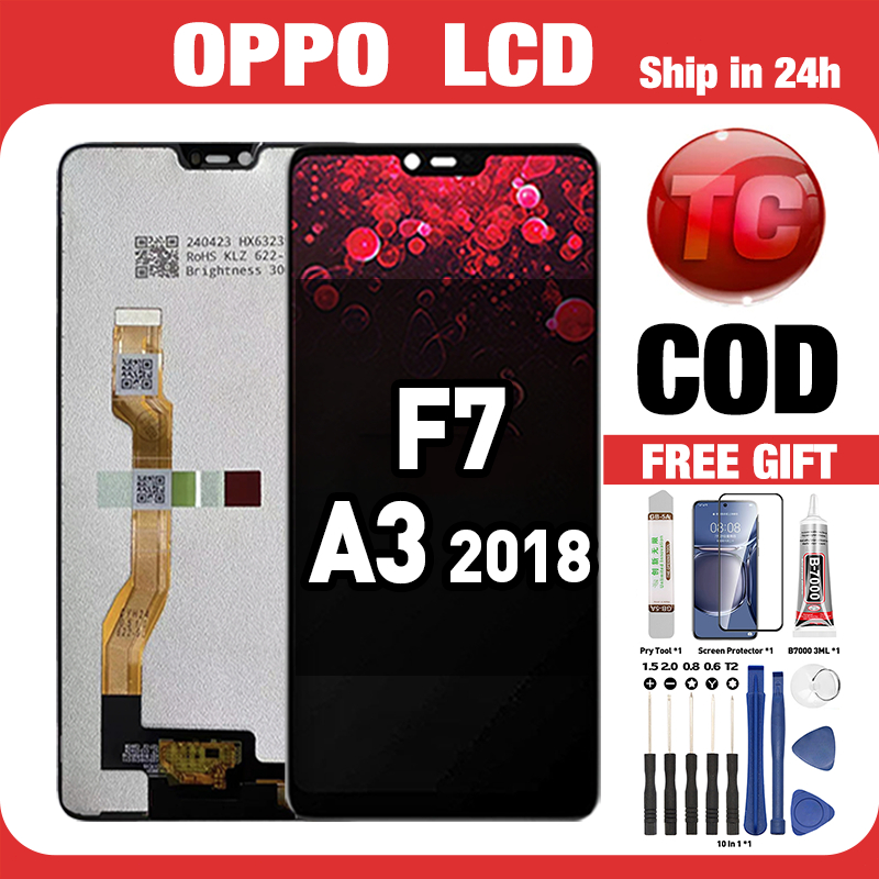 LCD OPPO F7/ A3 Compatible For Original Glass Touch Screen Digitizer ...