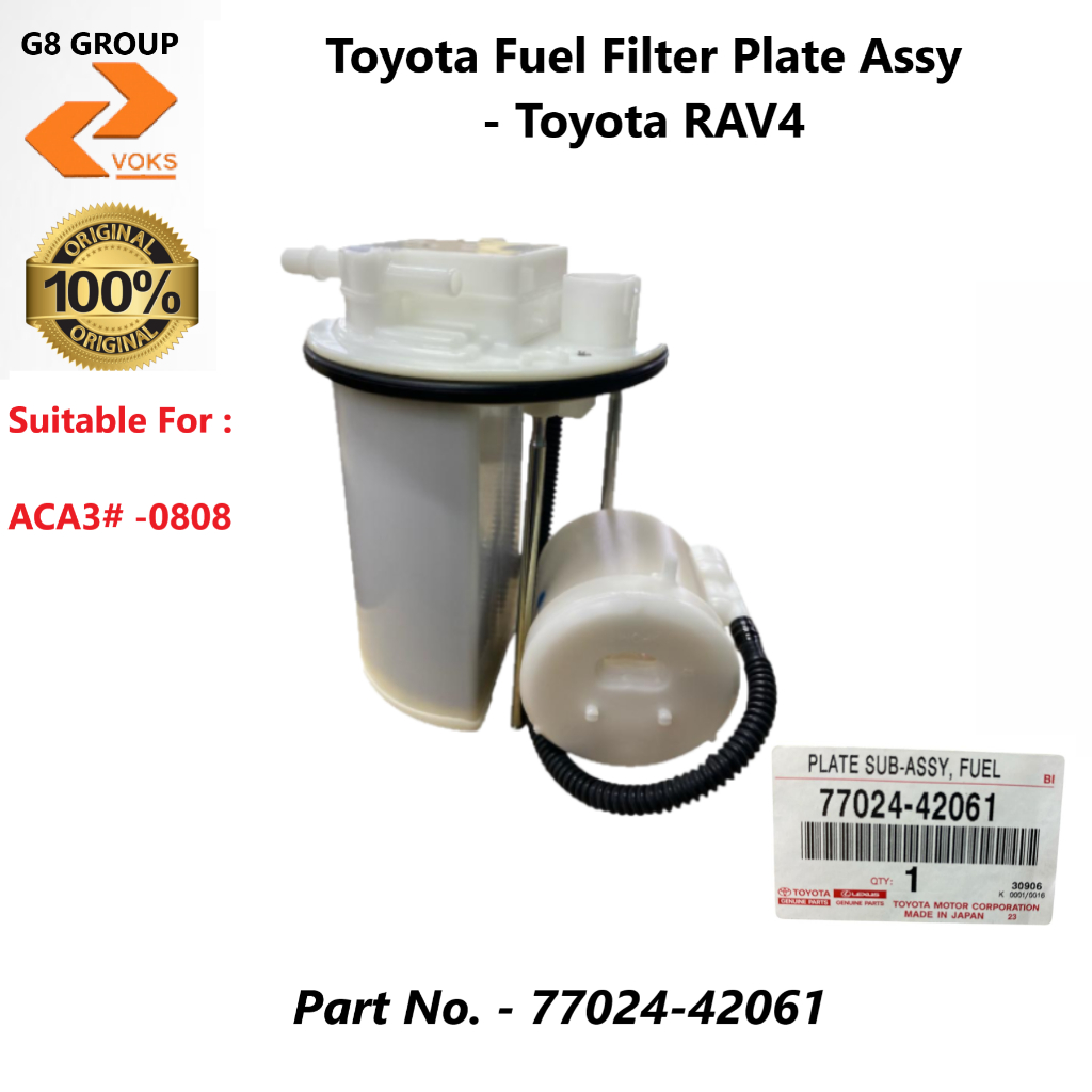 Toyota Fuel Filter Plate Assy - Toyota RAV 4 ( 77024-42061 ) | Shopee ...