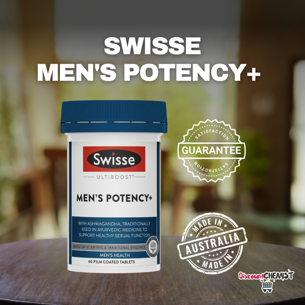 SWISSE Australia Men's Potency + 60 / Vitality 120 | Shopee Malaysia