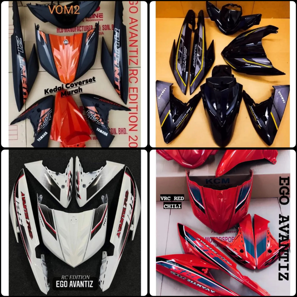 COVERSET YAMAHA EGO AVANTIZ RC EDITION | Shopee Malaysia