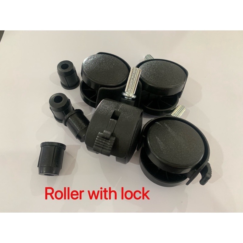 Roda Lock/Roller with Lock 4pcs/set(contac seller) | Shopee Malaysia