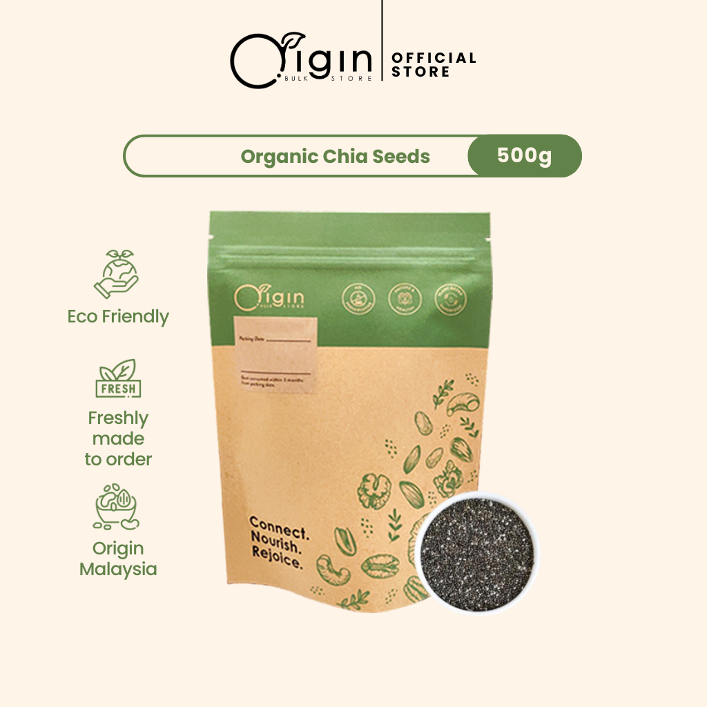 Origin Bulk Store Organic Series - Organic Chia Seeds (Bolivia) / Biji ...