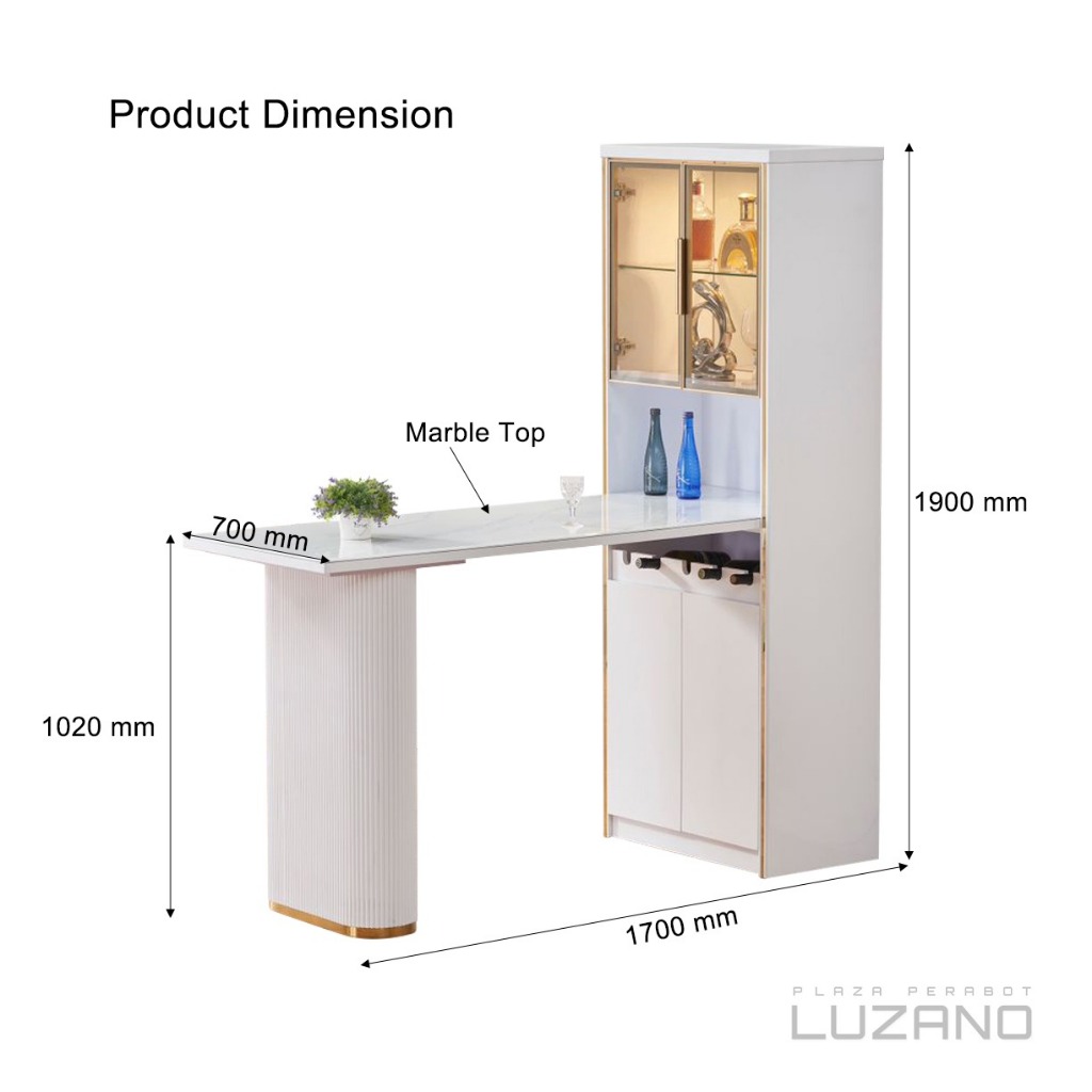 Sleek and Chic A Look at Modern High Gloss Bar Counters | Shopee Malaysia