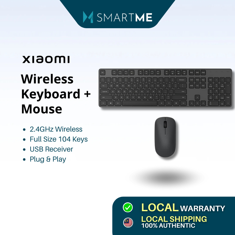Xiaomi Mi Wireless Keyboard & Mouse Combo Set Version 2 | Shopee Malaysia