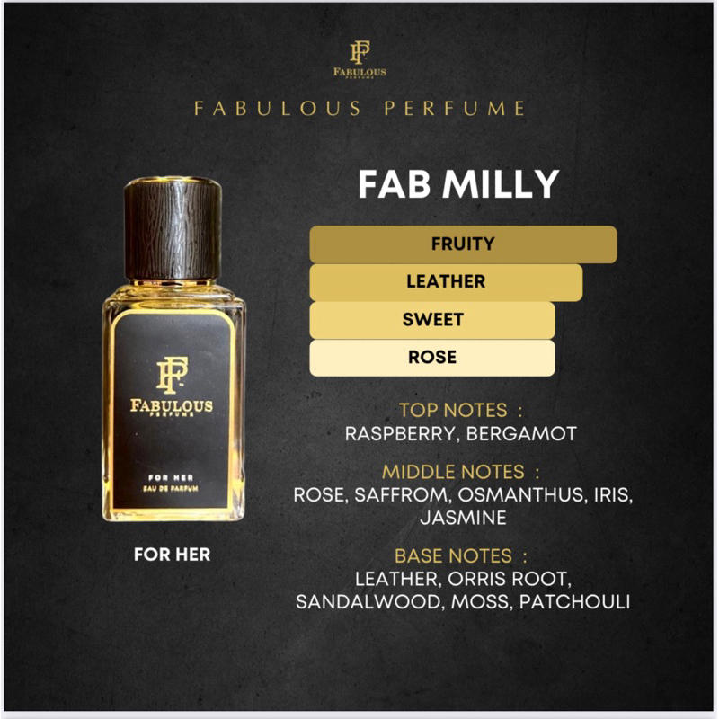 Perfume FAB MILLY From Fabulous Perfume | Shopee Malaysia