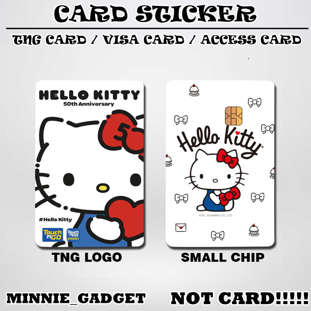 [ Hello Kitty ] Touch n Go Card Sticker Cover TNG / MASTER / VISA ...
