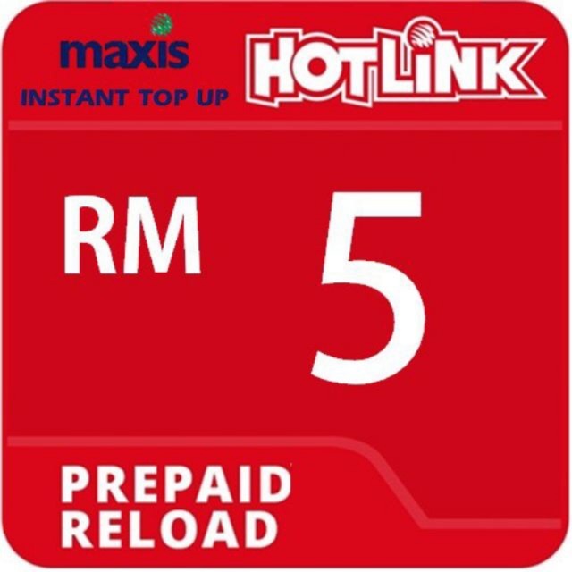 Topup Prepaid MAXIS HOTLINK (Auto Reload ) | Shopee Malaysia