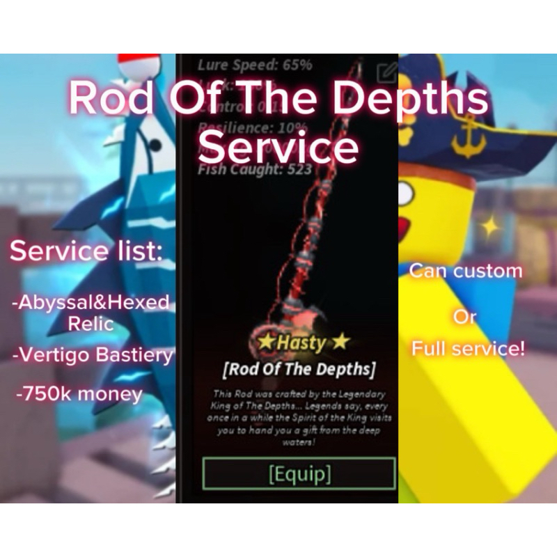 Fisch Roblox Rotd Service(Please Read Description first) | Shopee Malaysia